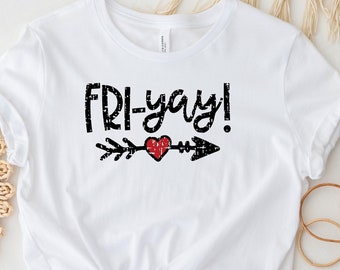 Friyay Teacher Shirt Fri-yay TGIF Teacher Tee for Women - Etsy