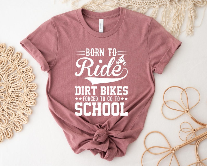 Born to Ride Dirt Bikes Shirt, Motocross Kid Shirt - Etsy