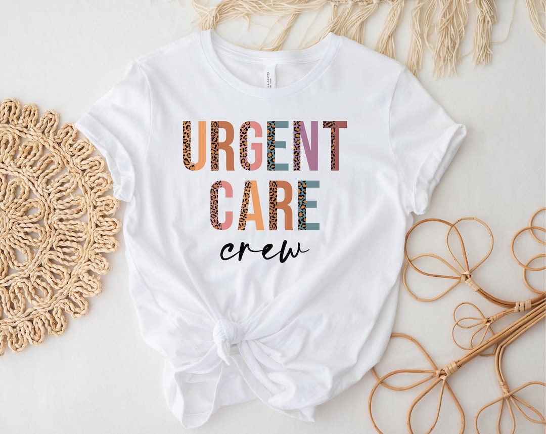 Urgent Care Crew Shirt, Leopard Urgent Care Crew Tee Shirt, Cheetah ...