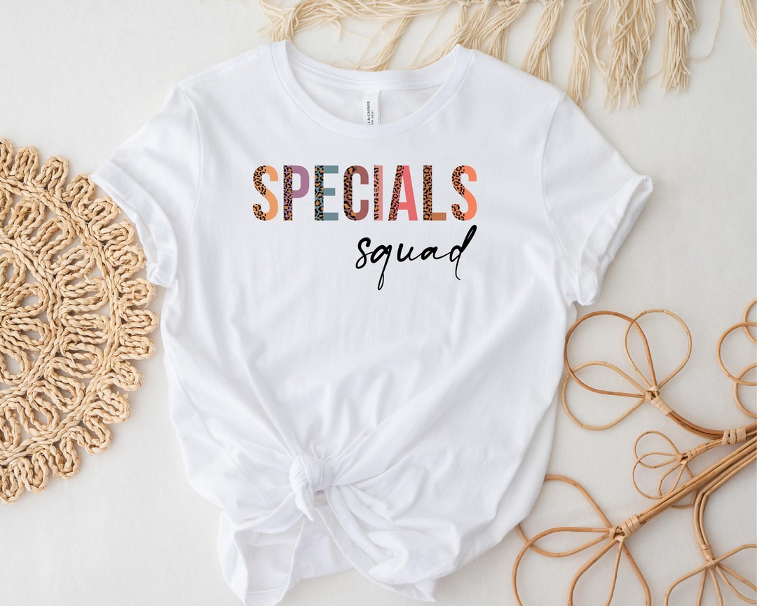 Specials Squad Shirt, Leopard Specials Squad Tee Shirt, Cheetah Print ...