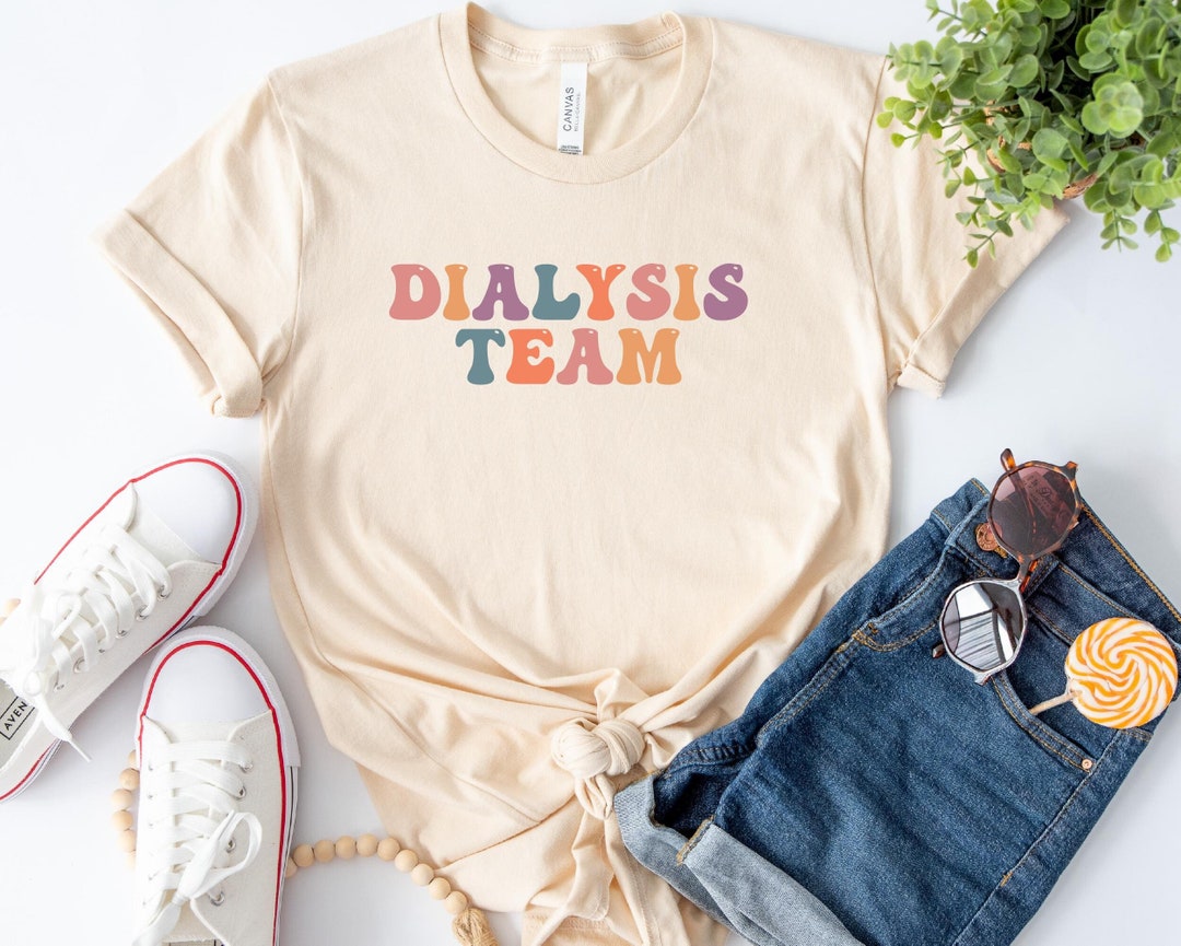 Retro Dialysis Team Shirt, Dialysis Women Tshirt, Dialysis Crew Gift ...