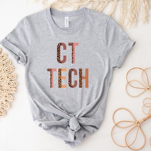 Computed Tomography CT Tech Shirt, Radiology Gift, CT Scan Tech Tee ...