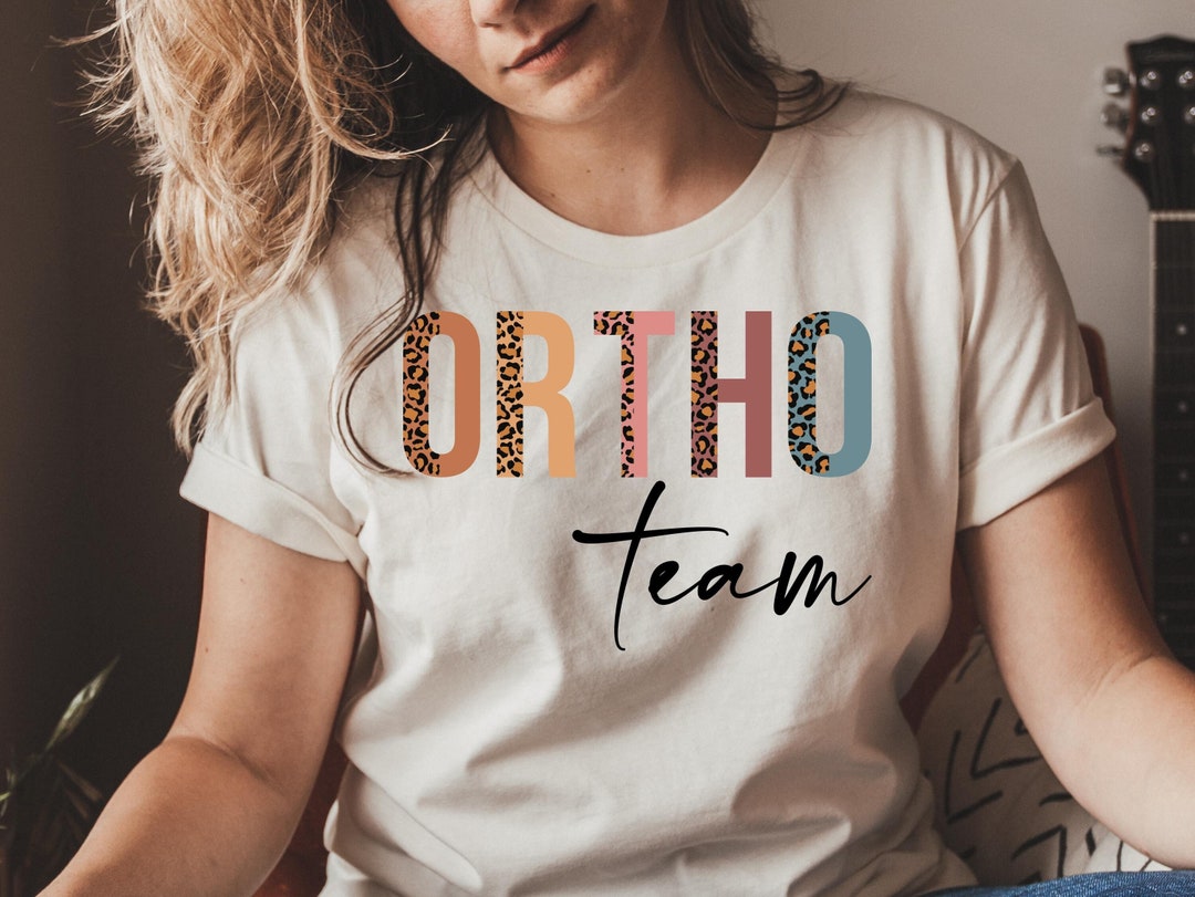 Ortho Team Nurse Shirt, Ortho Squad Shirt, Nurse Appreciation Tshirt ...