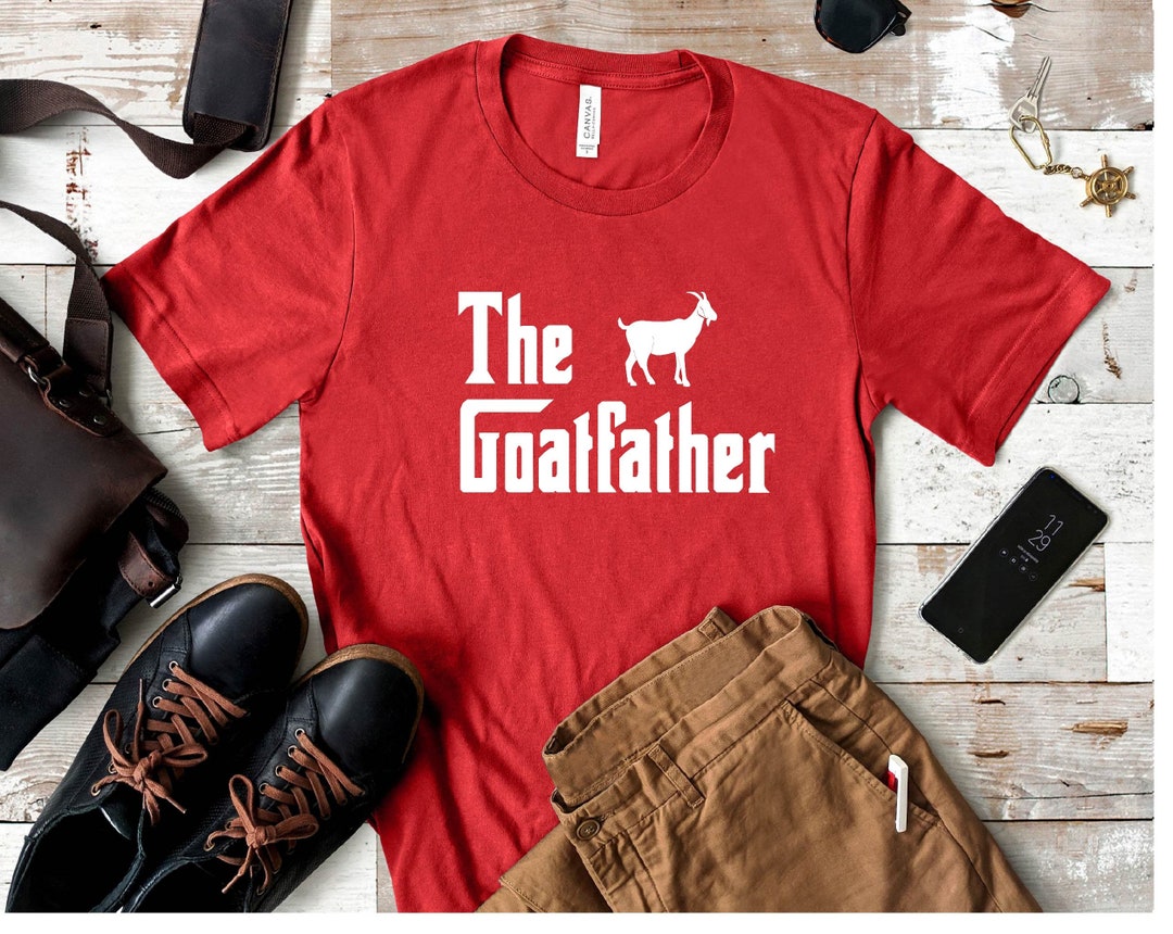 The Goatfather Shirt: Funny Father's Day Goat Lover Tee - Etsy