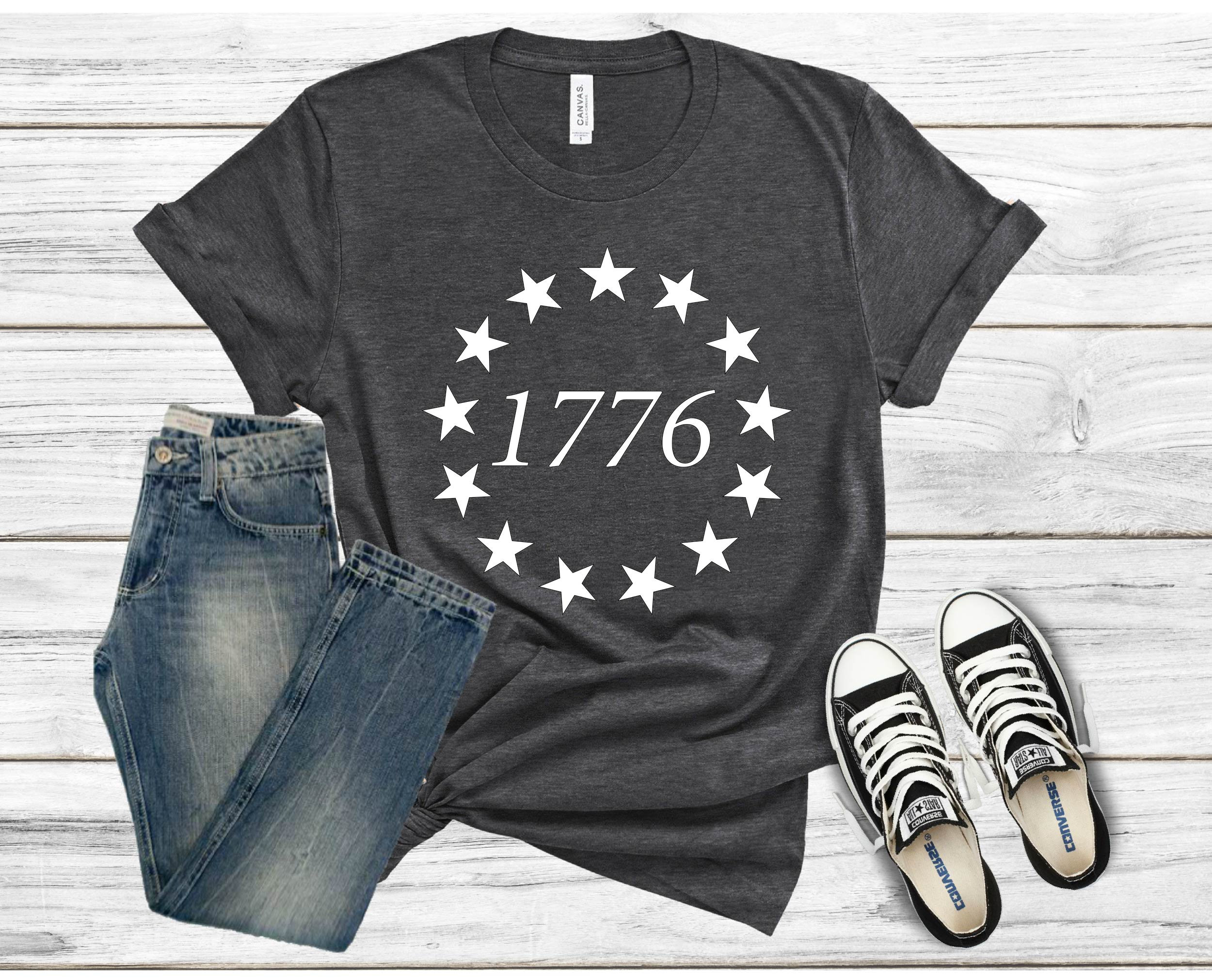 1776 Shirt 1776 13 Stars Shirt 1776 Shirt For Women 13 | Etsy