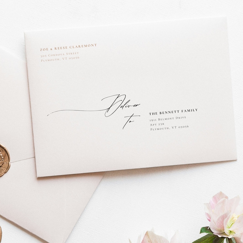Envelope Addressing - Etsy