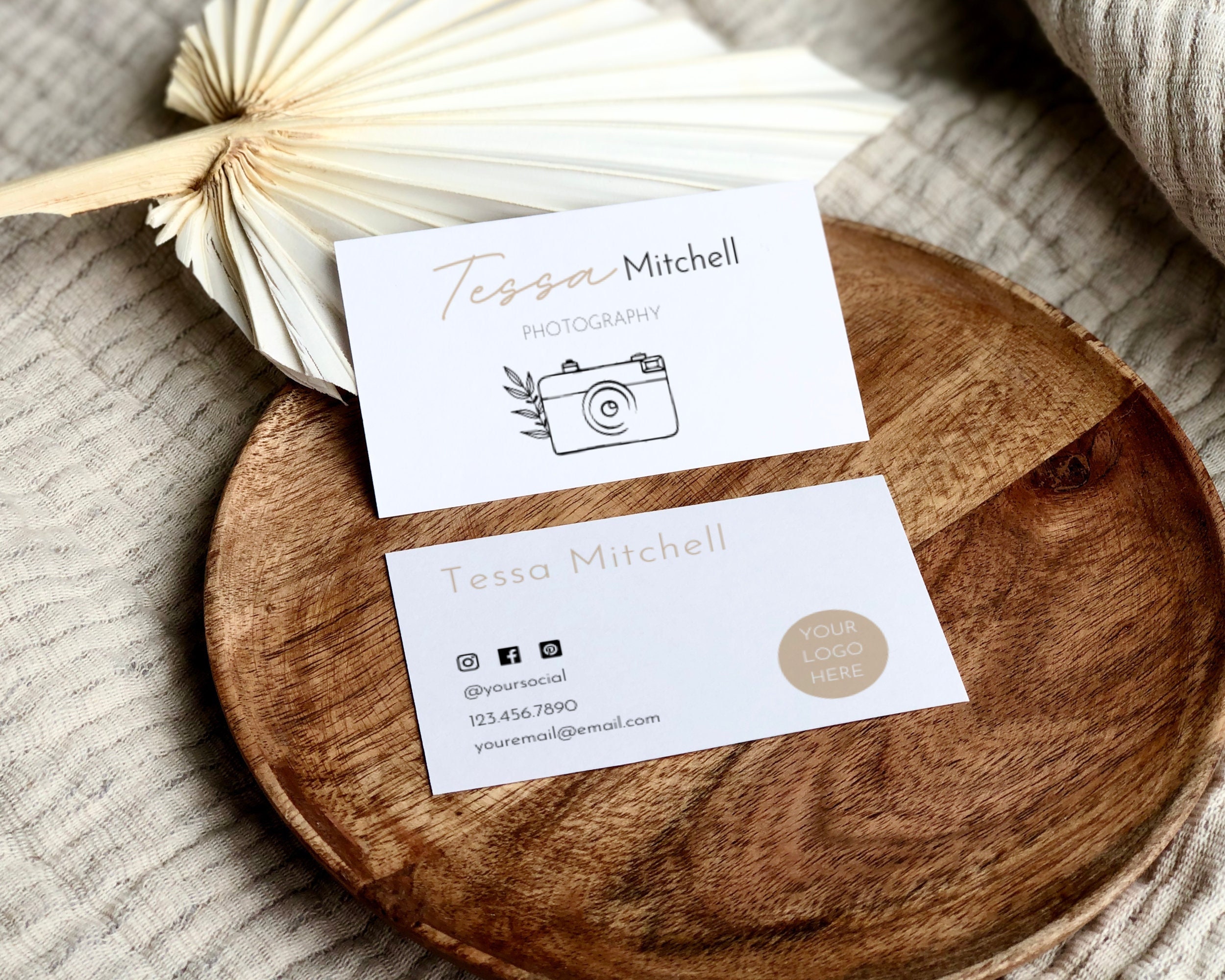 Simple Photography Business Card - Etsy