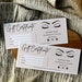 Eyelash Gift Certificate Template, Printable Boho Gift Card, Editable ...