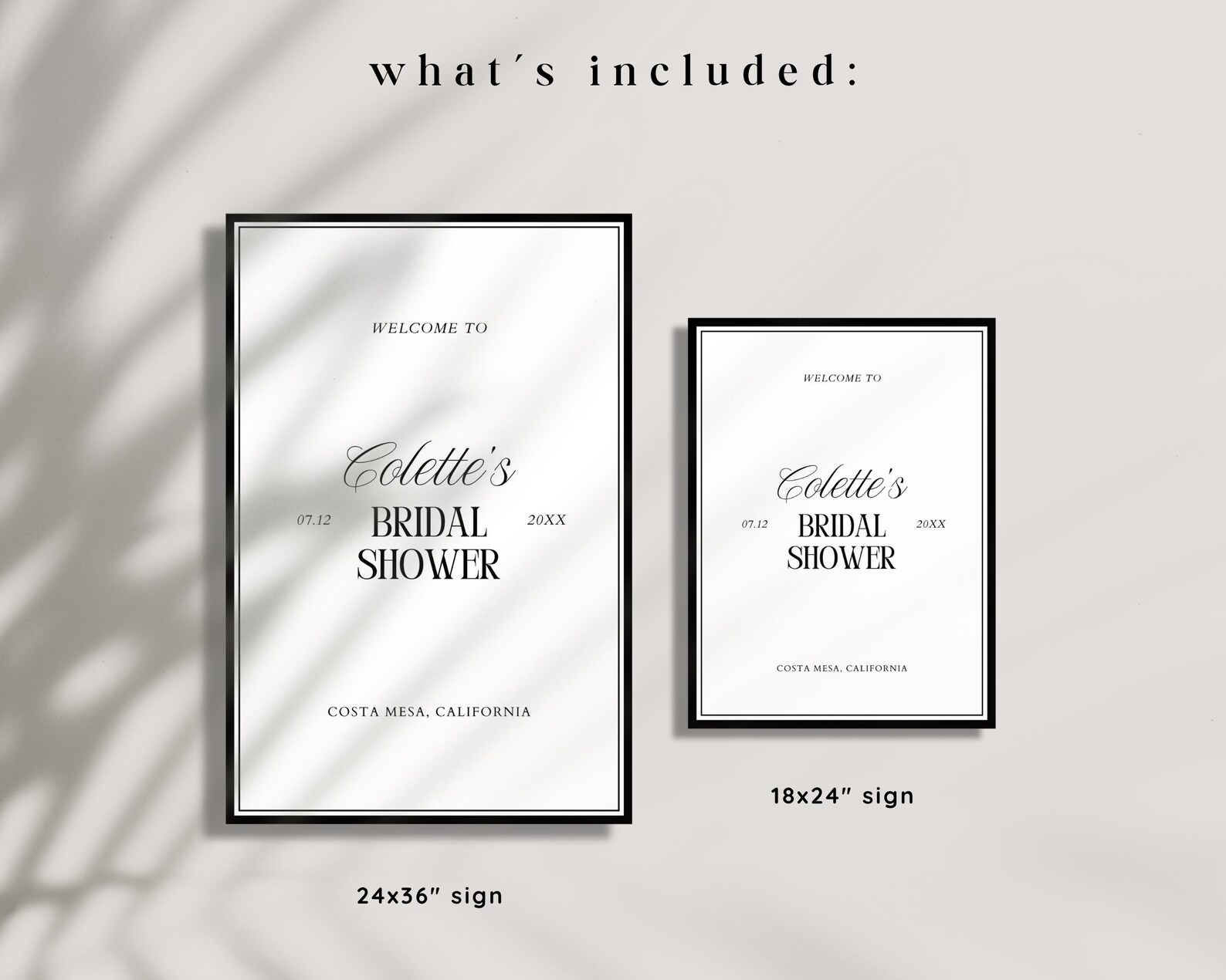 Classic Old Money Bridal Shower Welcome Sign Template, Timeless Vintage ...