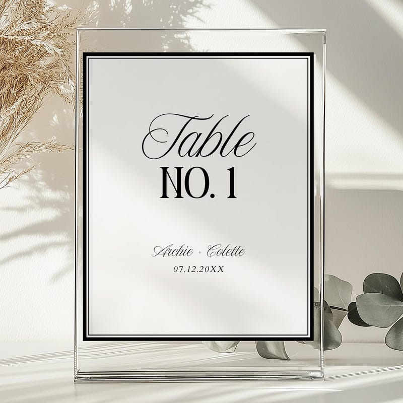 Vintage Table Number - Etsy