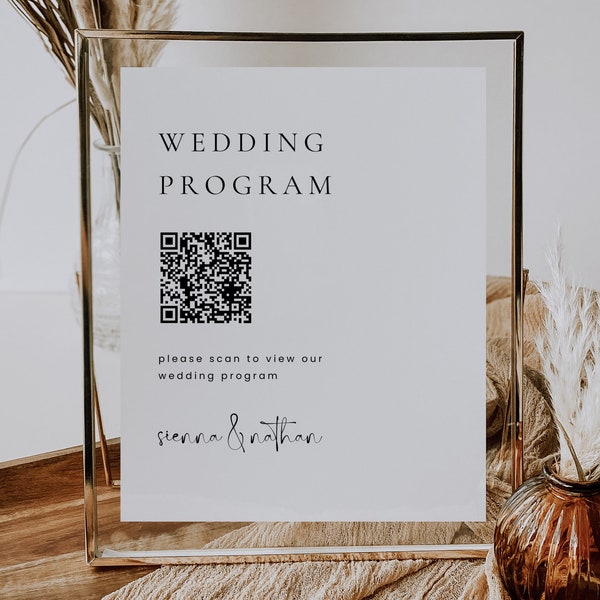 Wedding Program Sign - Etsy