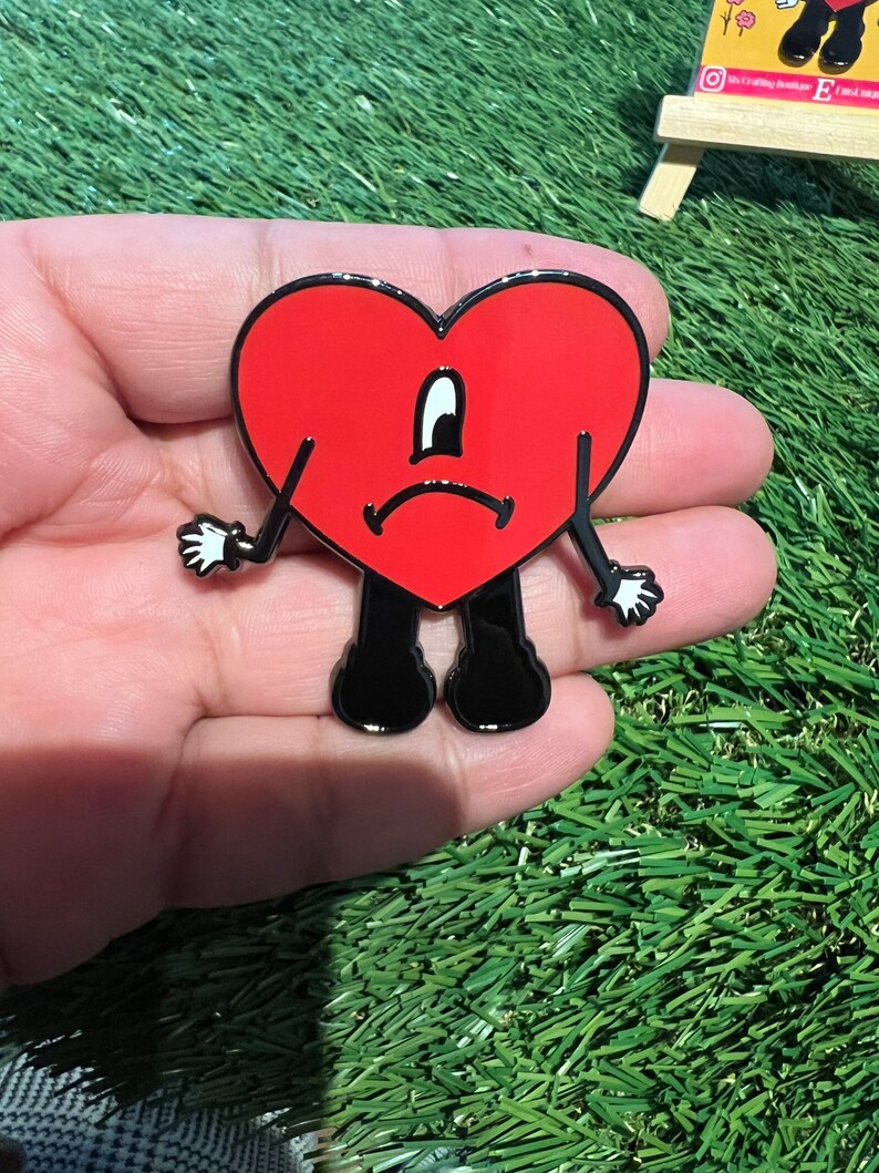 Bad Bunny Pin Bad Bunny Enamel Pin Bad Bunny Halloween Pin Etsy