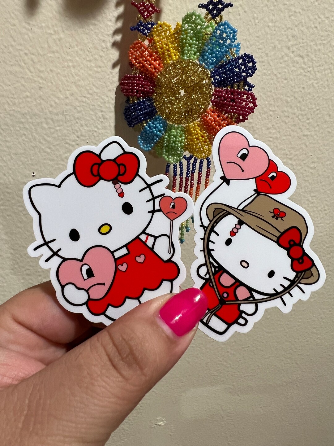 2.5 Inchbad Bunny Sticker, Bad Bunny Kitty Sticker, Bad Bunny Kitty ...