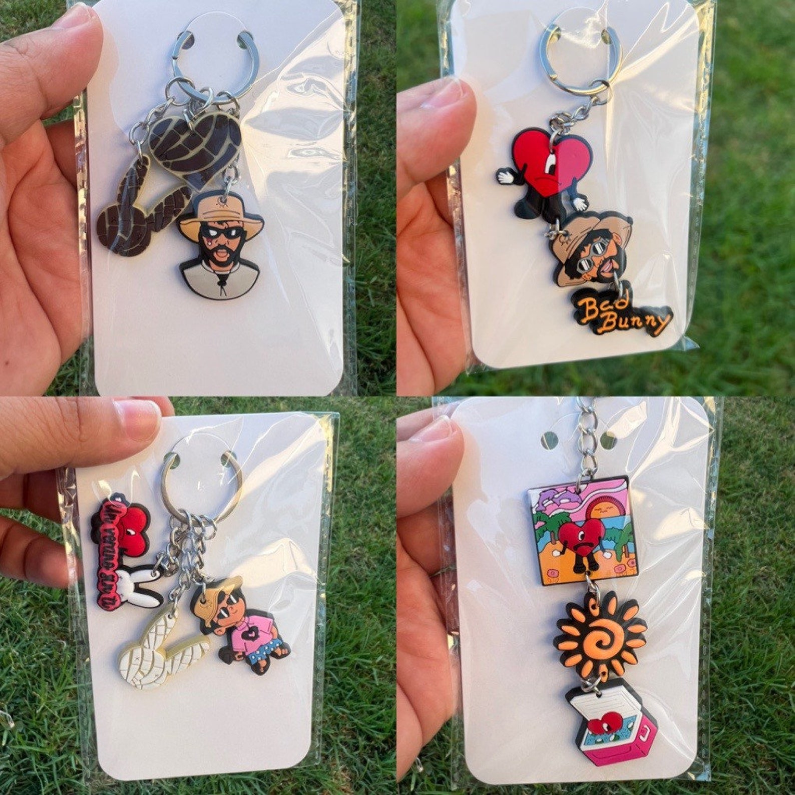Bad Bunny Keychains Bad Bunny Pvc Keychains Bad Bunny 3D - Etsy