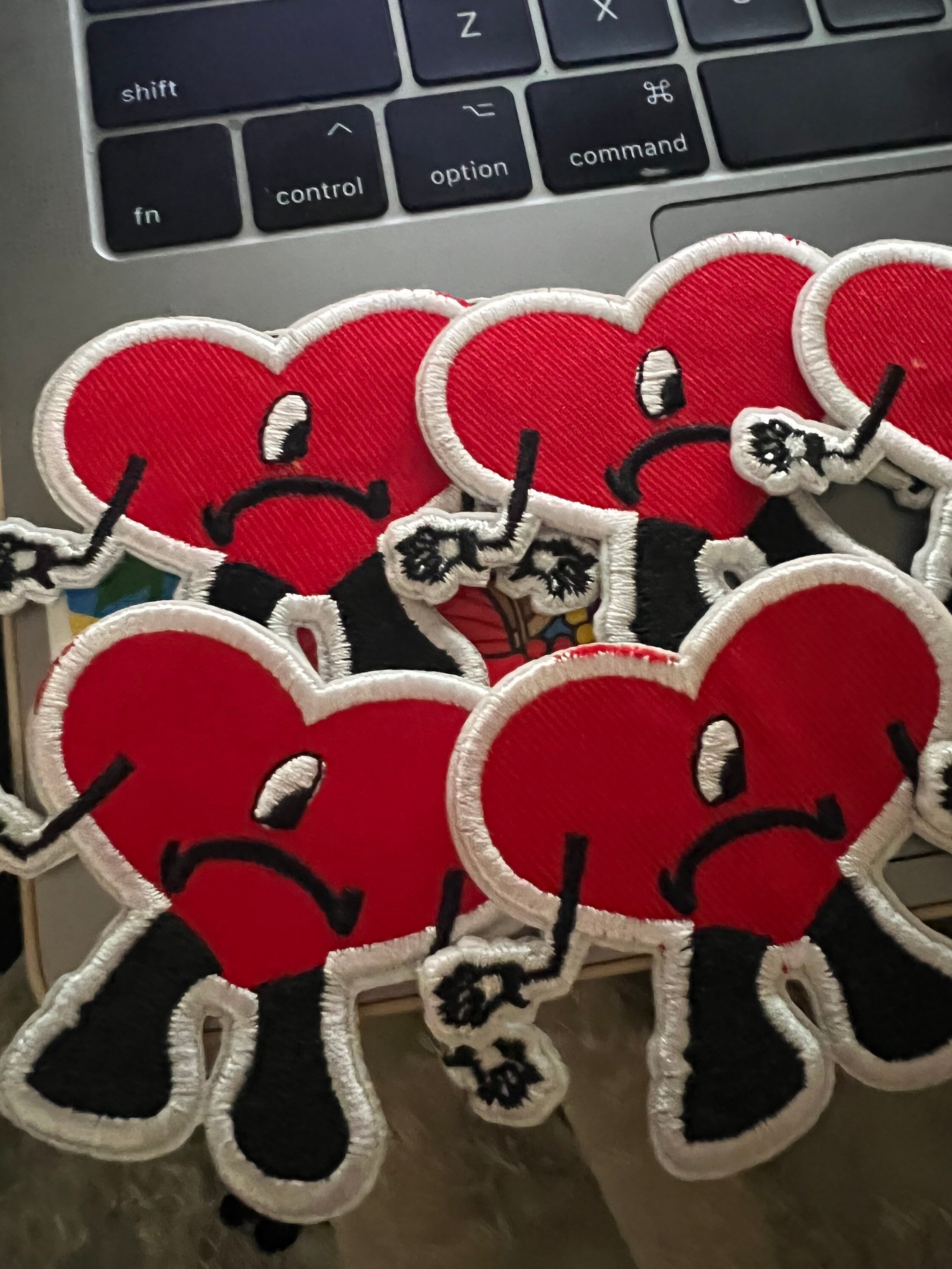 Bad Bunny Heart Iron on Patch Bad Bunny Heart Patch Bad - Etsy