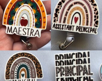 Principal Badge - Etsy