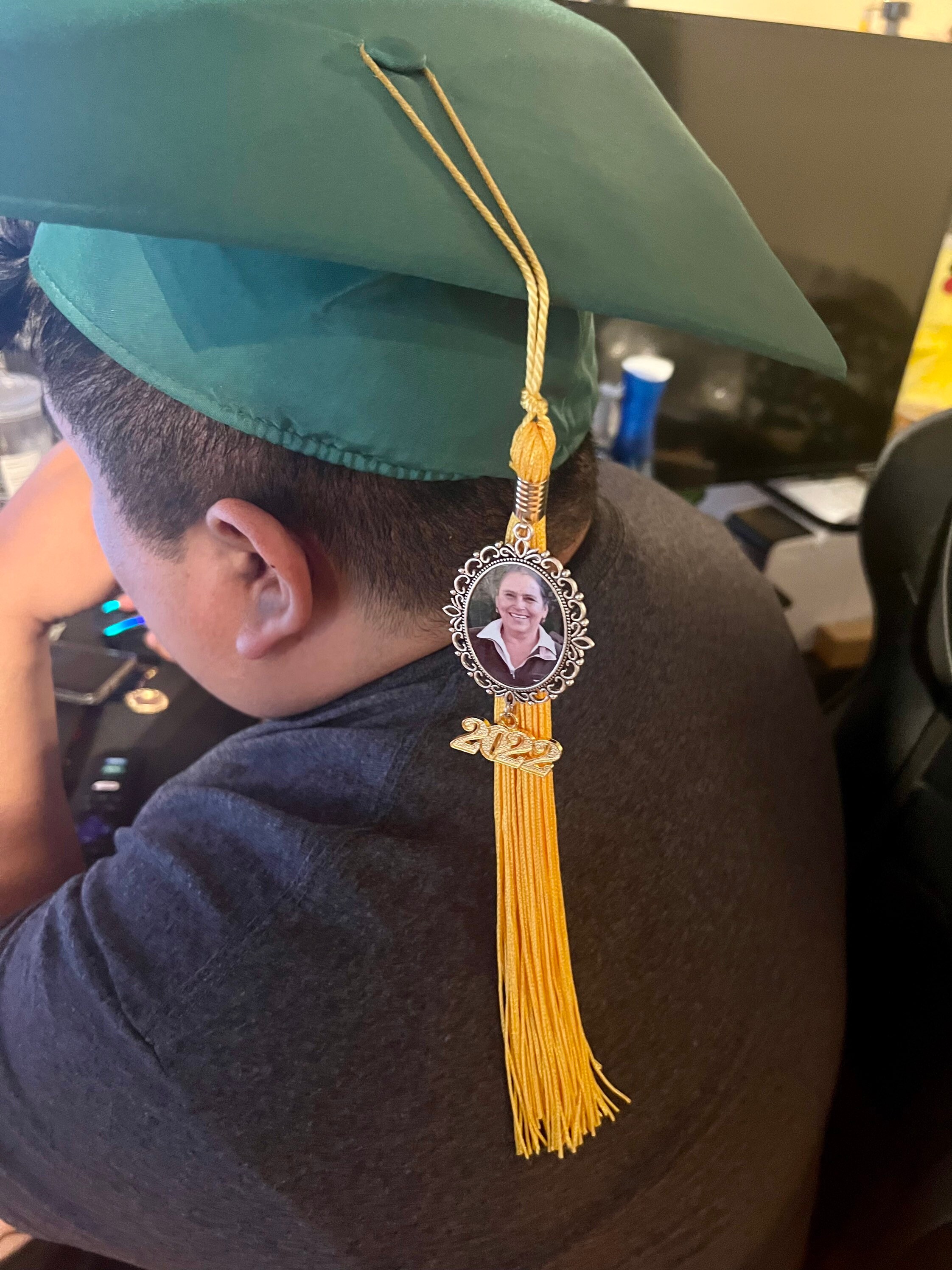 Gold Tassel With Picture Graduation Tassel With Picture - Etsy