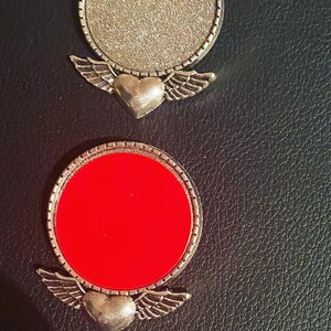 Memorial Pin With Picture Memorial Pin Necklace Wedding | Etsy