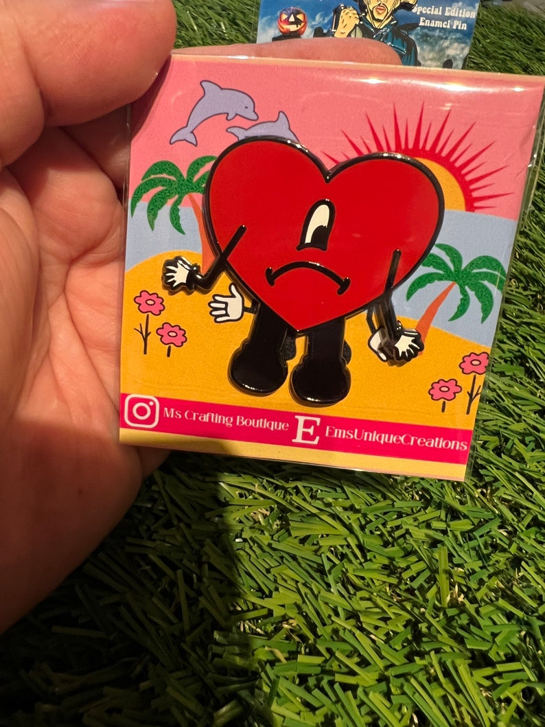 Bad Bunny Pin Bad Bunny Enamel Pin Bad Bunny Halloween Pin - Etsy