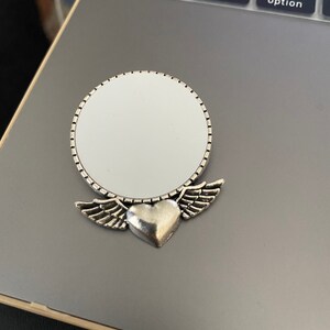 Memorial Pin With Picture Memorial Pin Necklace Wedding | Etsy