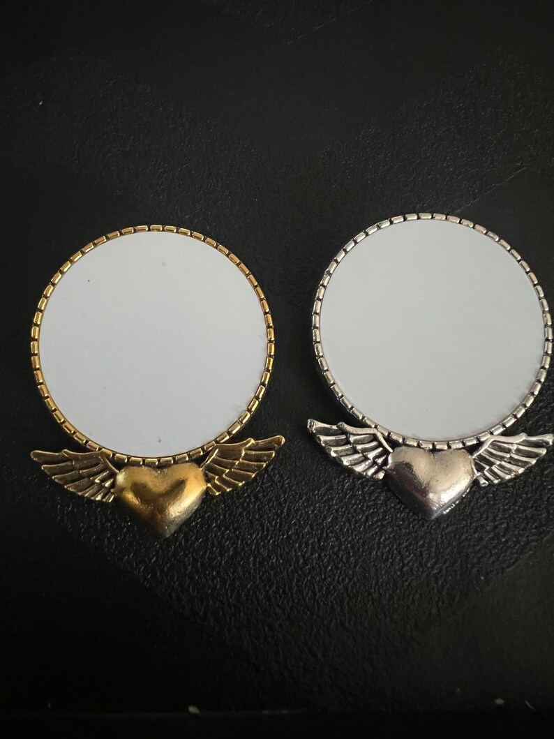 Memorial Pin With Picture Memorial Pin Necklace Wedding - Etsy