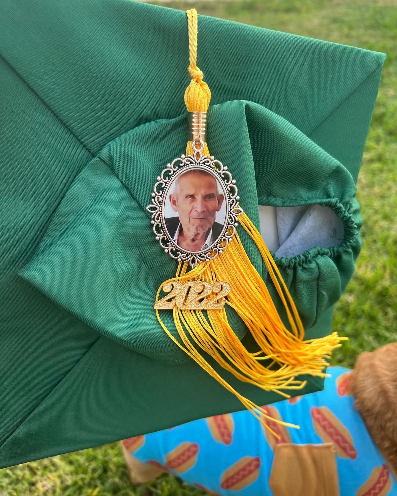 Gold Tassel With Picture Graduation Tassel With Picture - Etsy