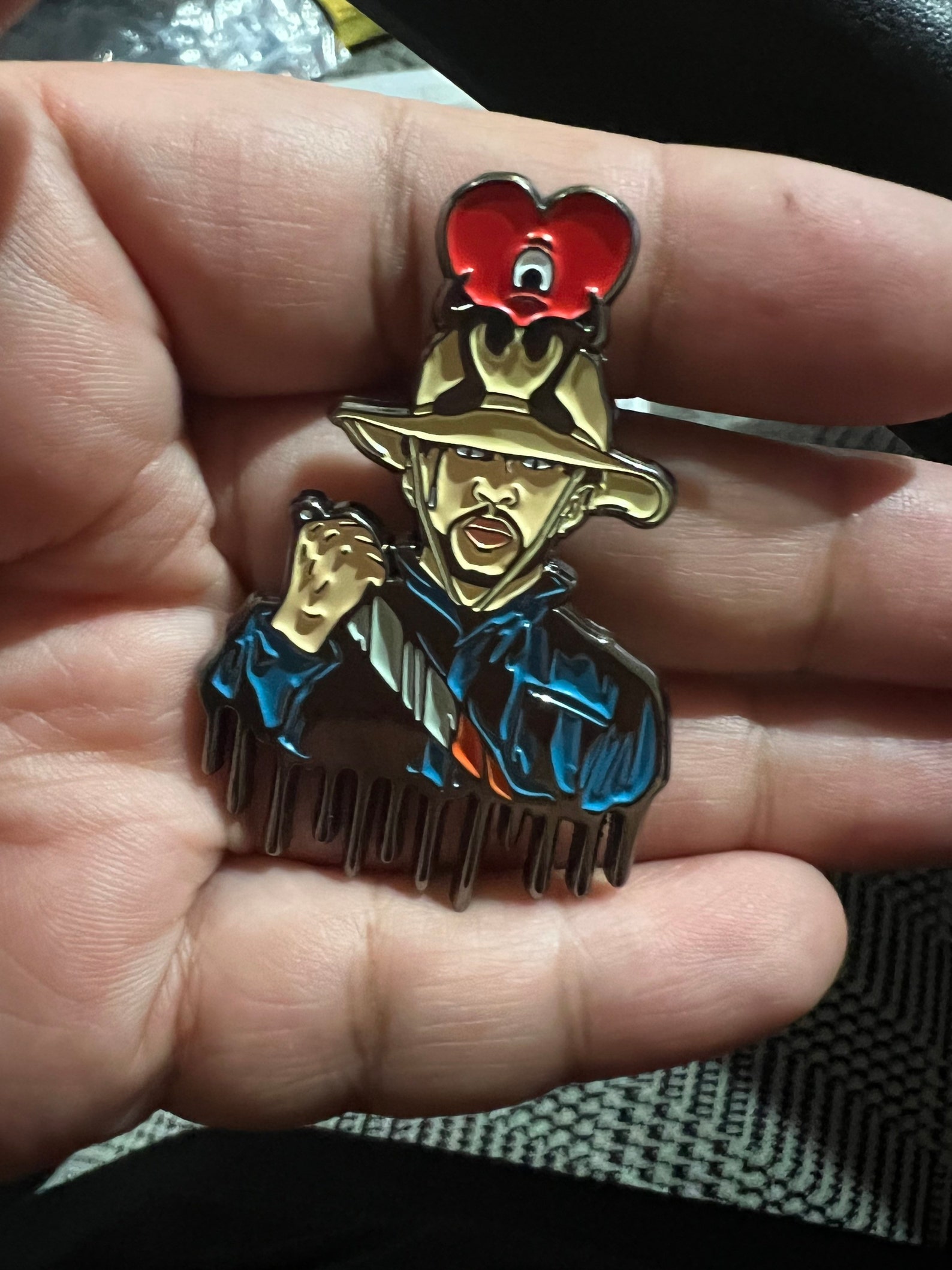 Bad Bunny Halloween Enamel Pin Bad Bunny Michael Pin Bad - Etsy