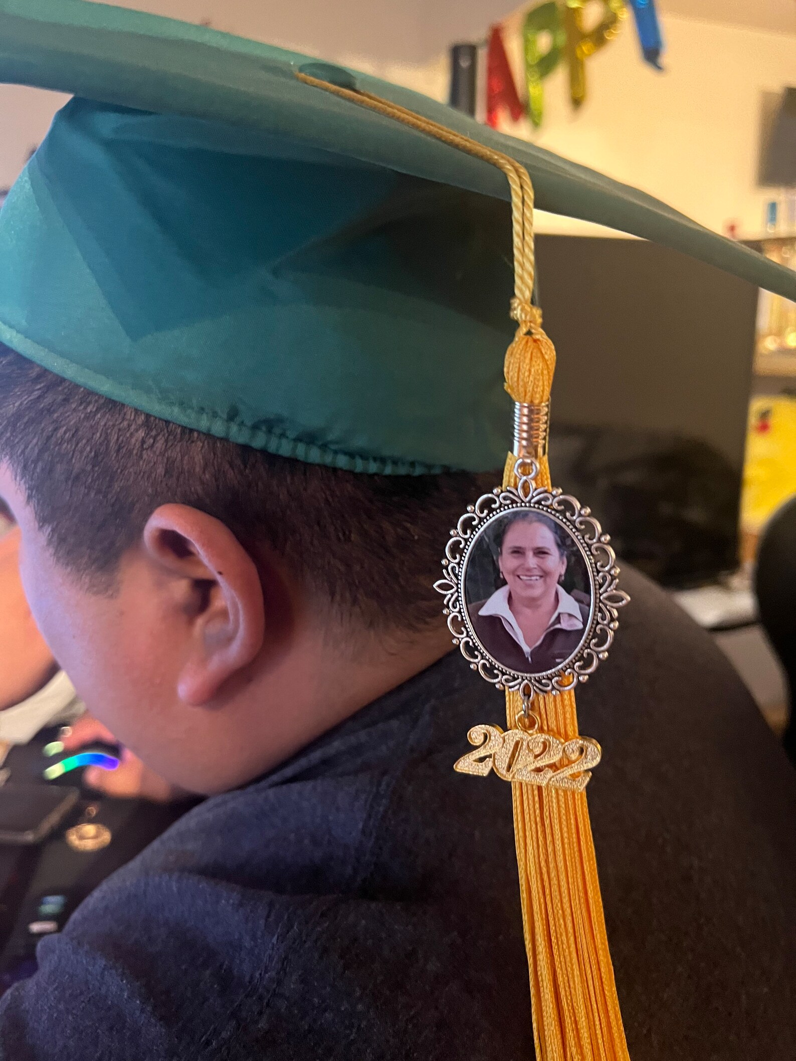 Gold Tassel With Picture Graduation Tassel With Picture - Etsy