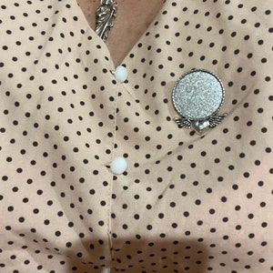 Memorial Pin With Picture Memorial Pin Necklace Wedding | Etsy