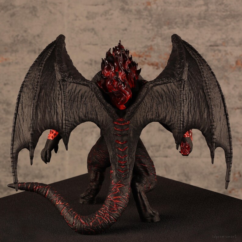 Balrog Figure large Size, Middle Earth Decor, 3D Printed, Lord of the ...