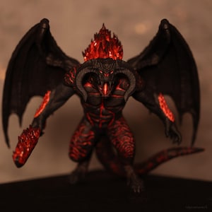 Balrog Figure large Size, Middle Earth Decor, 3D Printed, Lord of the ...