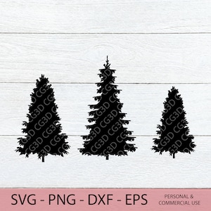 Pine Tree SVG - Christmas Tree SVG - Forest Tree SVG - Holiday Tree Svg ...