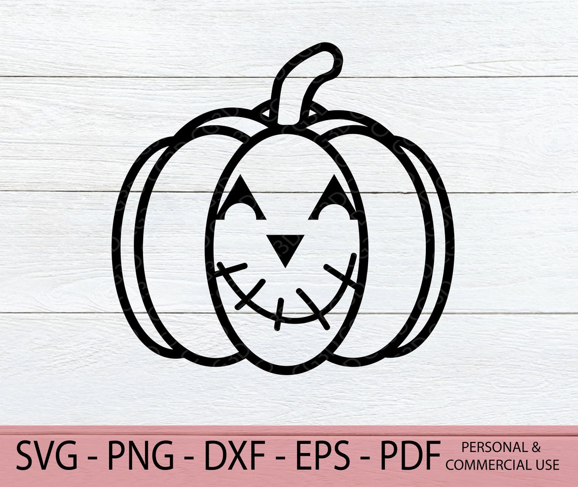 Jack O Lantern SVG Bundle Pumpkin Outline SVG Halloween | Etsy