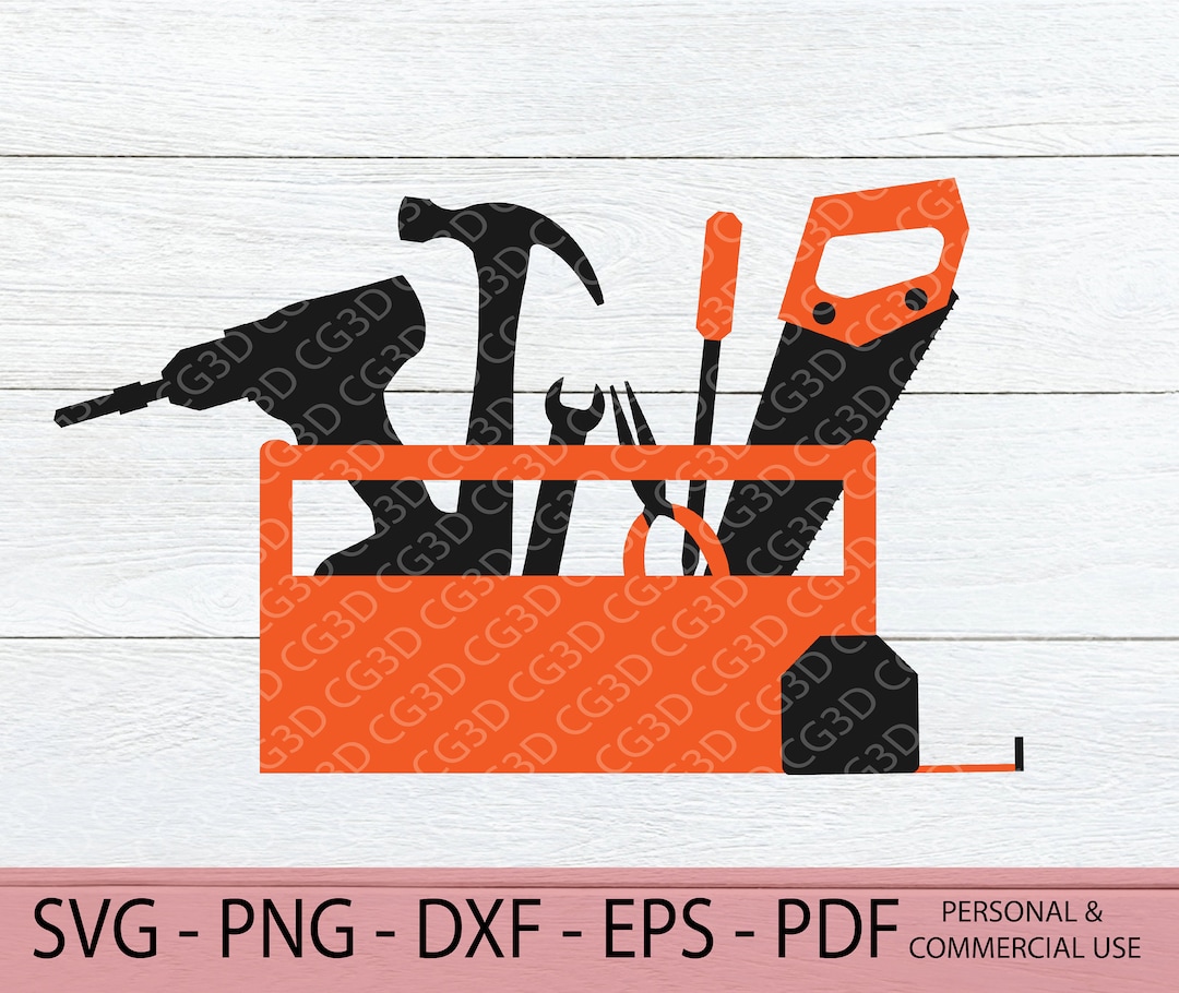 Toolbox SVG - Tool Set PNG - Tool Clipart Bundle - Tool Chest Svg Cut ...