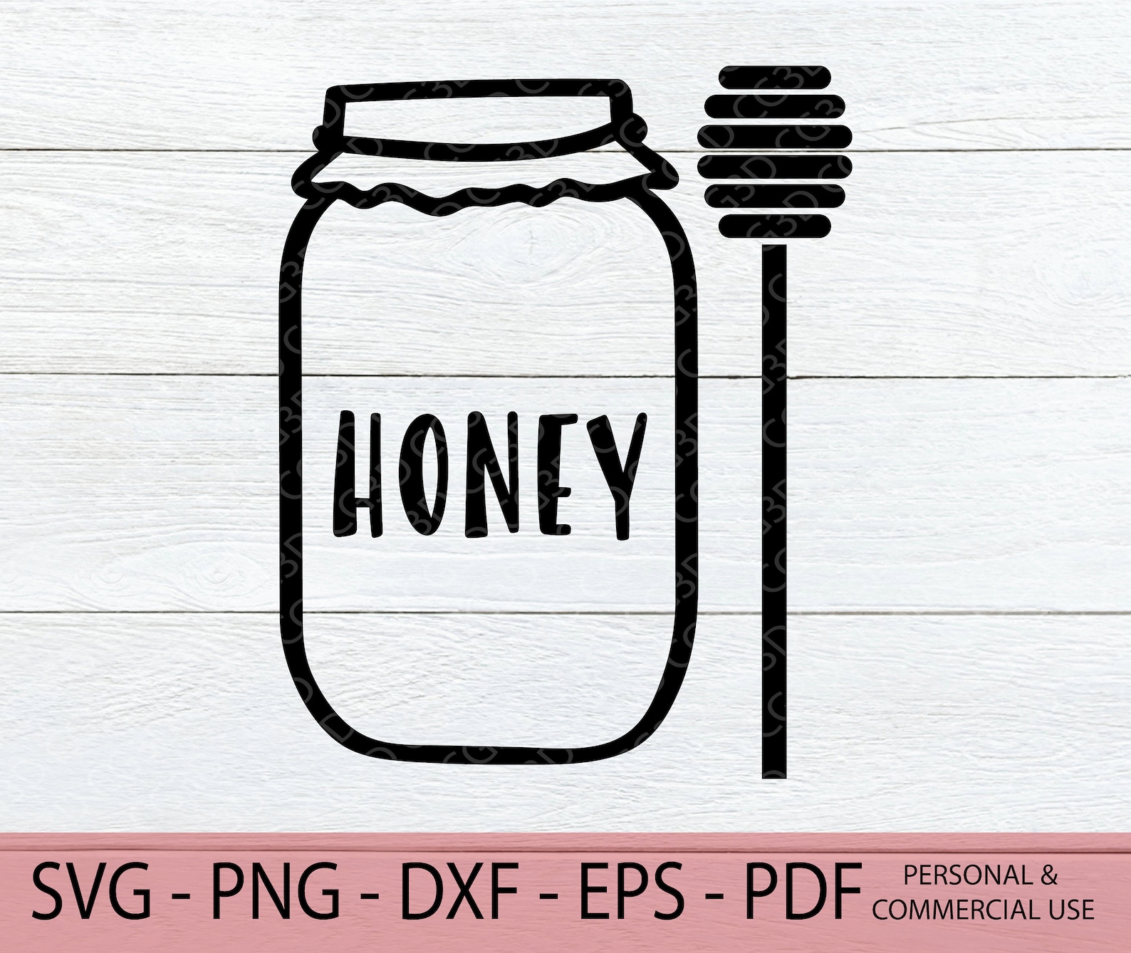 Honey Jar SVG Honey Pot PNG Honey Mason Jar svg Honey | Etsy