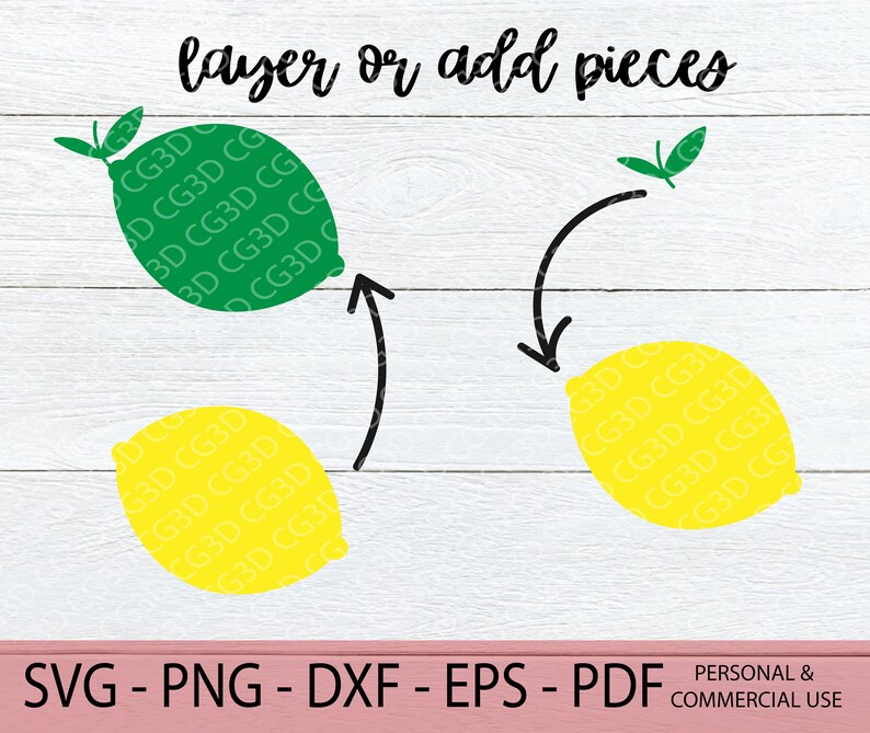 Lemon SVG bundle Lemon Slice SVG Summer Fruit dxf Citrus | Etsy