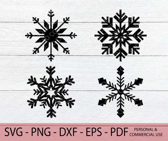 Snowflake SVG Bundle Frozen Snowflake Svg Winter Clipart - Etsy