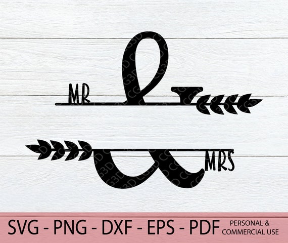 Sr. y Sra. Monograma SVG Wheat Monogram SVG Cervecería | Etsy España