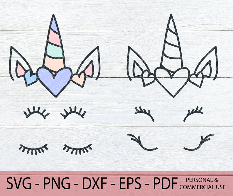 Unicorn SVG Bundle Floral Unicorn SVG Unicorn Bow SVG - Etsy