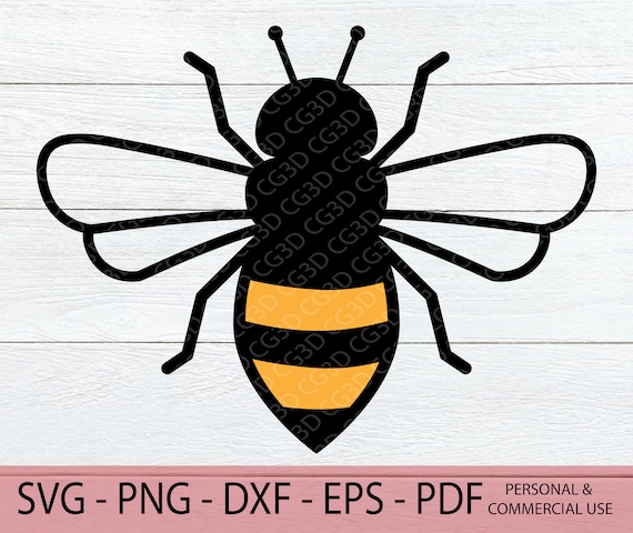 Bee SVG Bee Dxf Honey Bee SVG Layered Bee Cut File Bee | Etsy