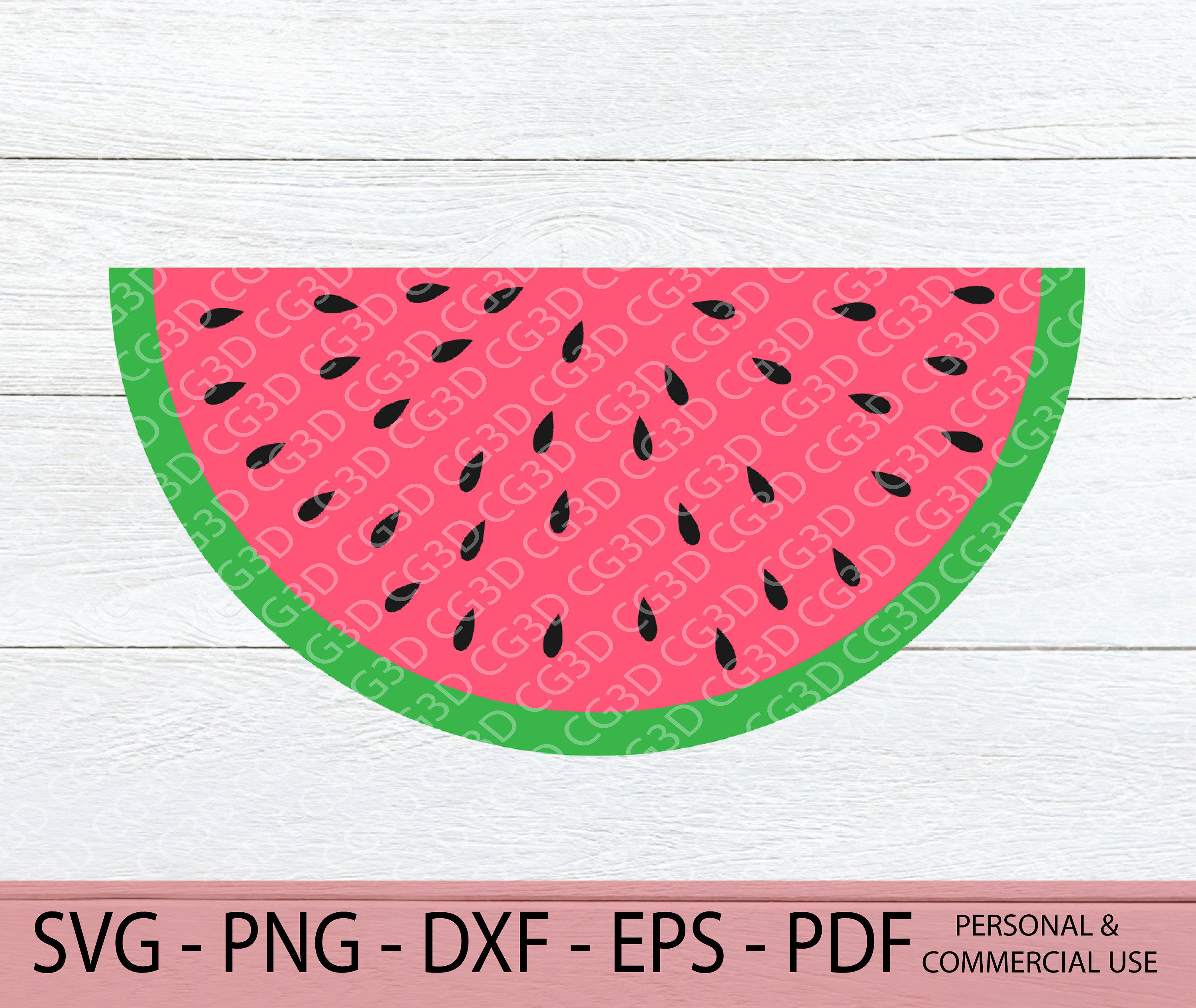 Watermelon SVG Bundle Layered Watermelon Slice SVG Summer | Etsy