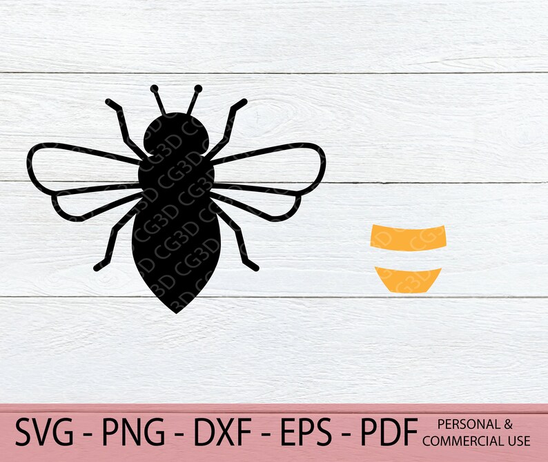 Bee SVG, Bee Svg Bundle, Honey Bee SVG, Layered Bee Cut File, Bee ...