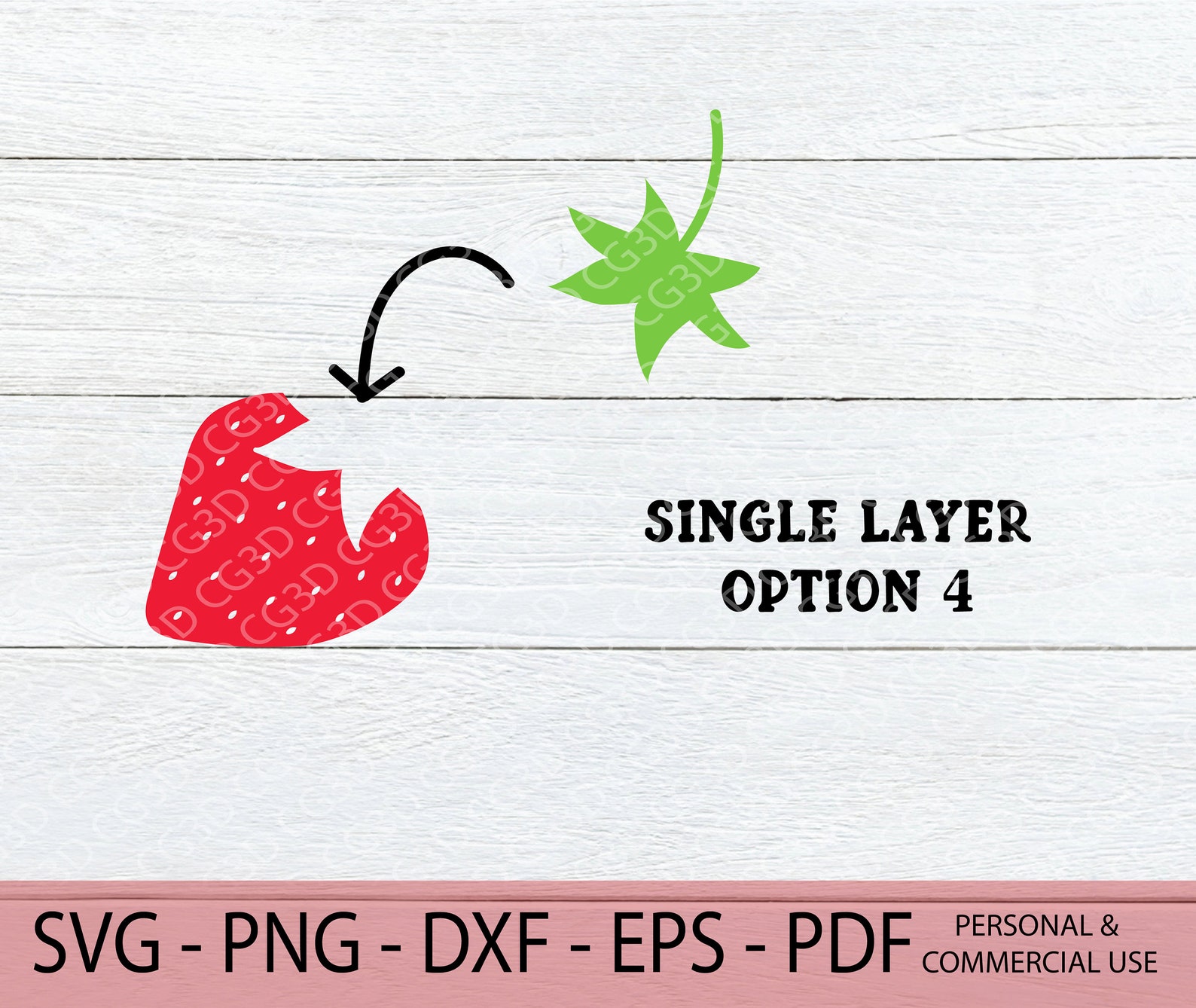 Strawberry SVG Bundle Layered Strawberry SVG Summer Fruit - Etsy