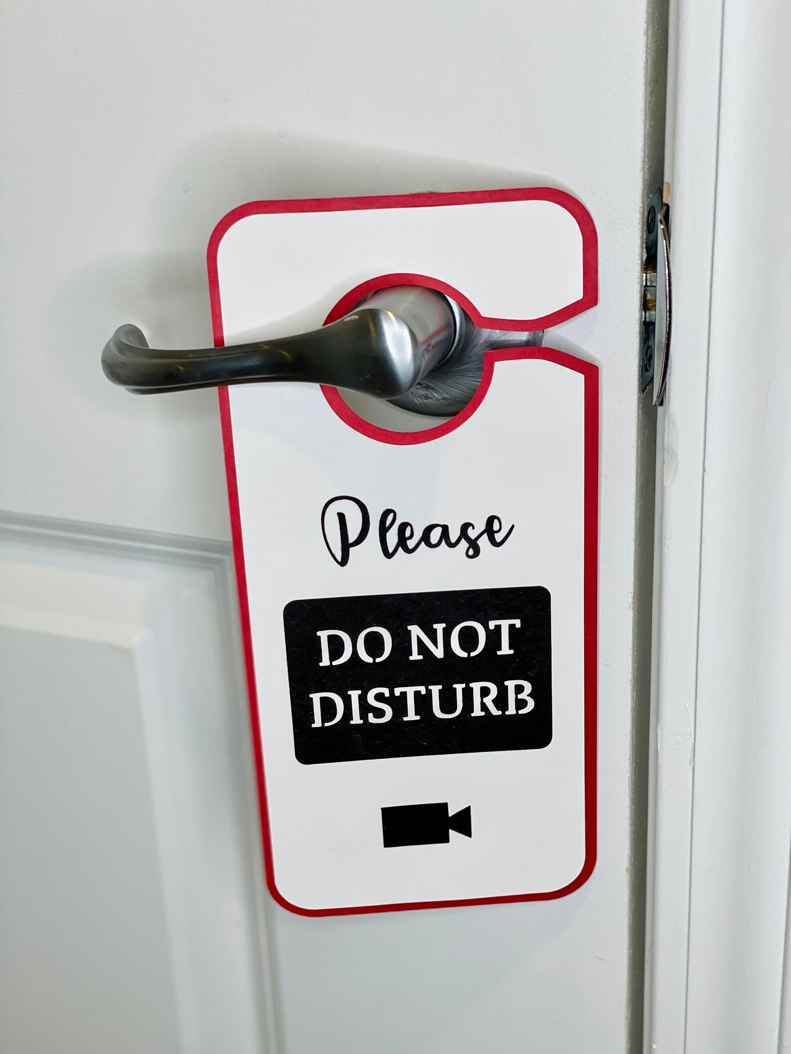 Virtual Meeting Door Hanger SVG Meeting in Progress SVG Do - Etsy