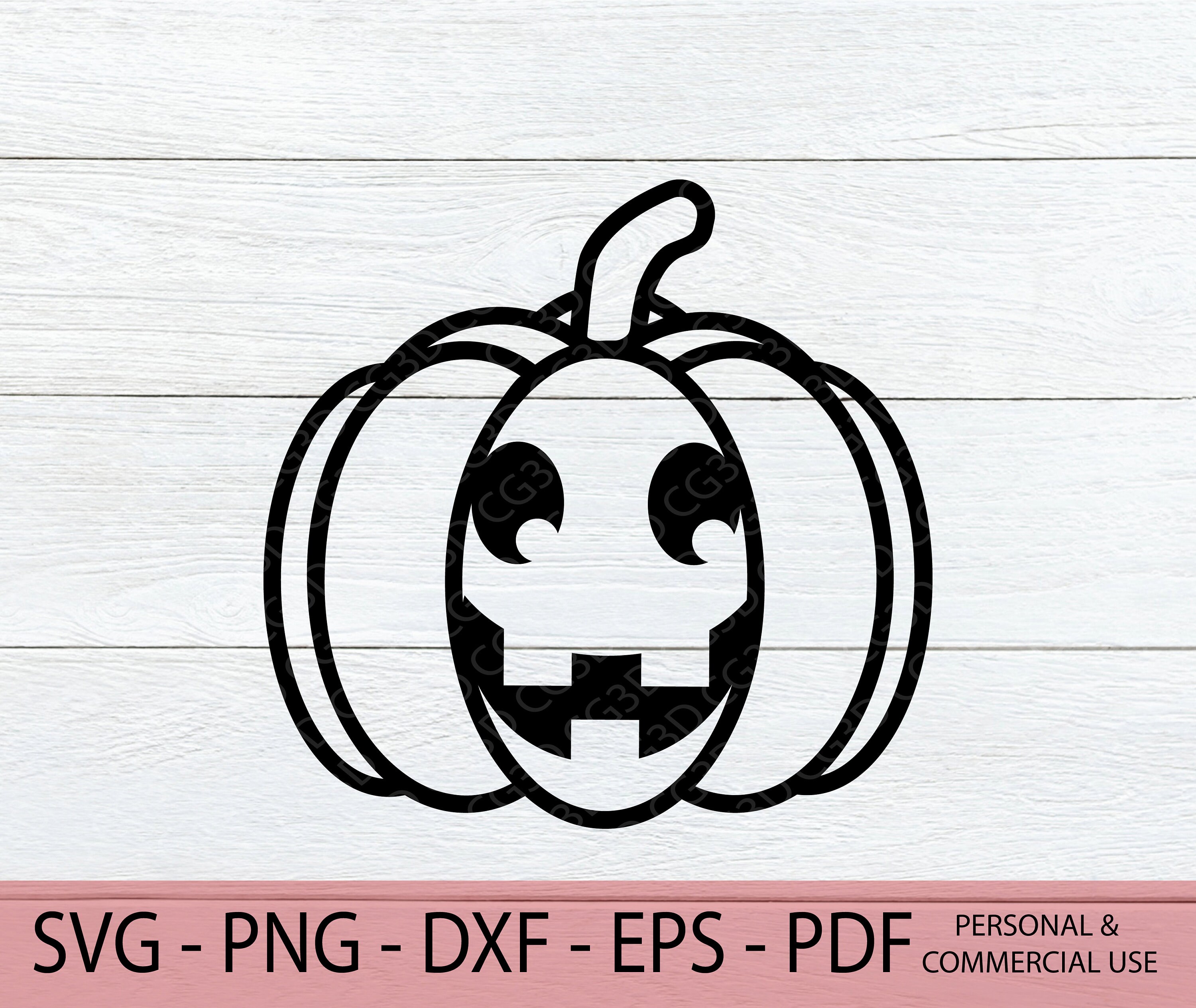 Jack O Lantern SVG Bundle Pumpkin Outline SVG Halloween | Etsy