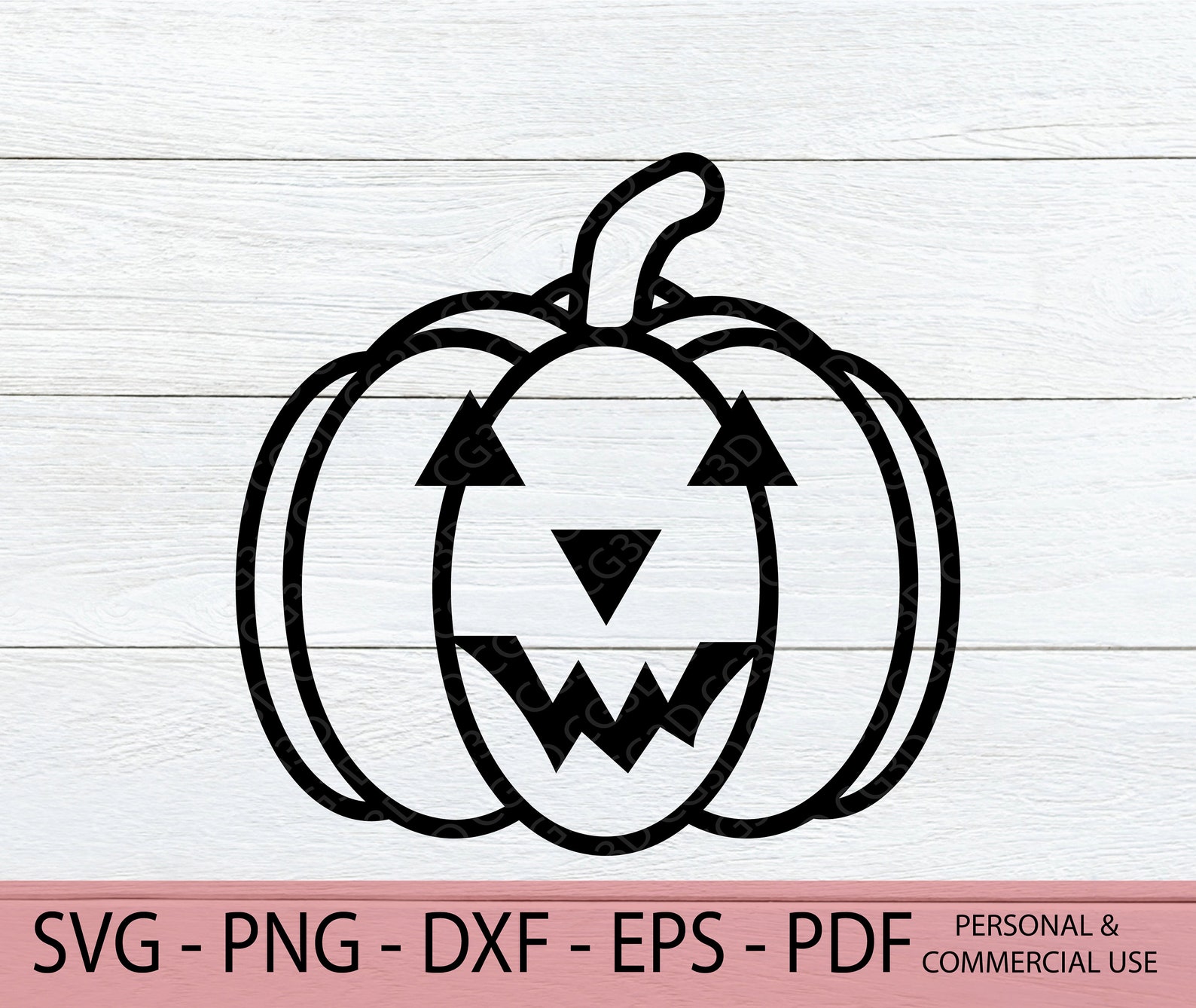 Jack O Lantern SVG Bundle Pumpkin Outline SVG Halloween | Etsy