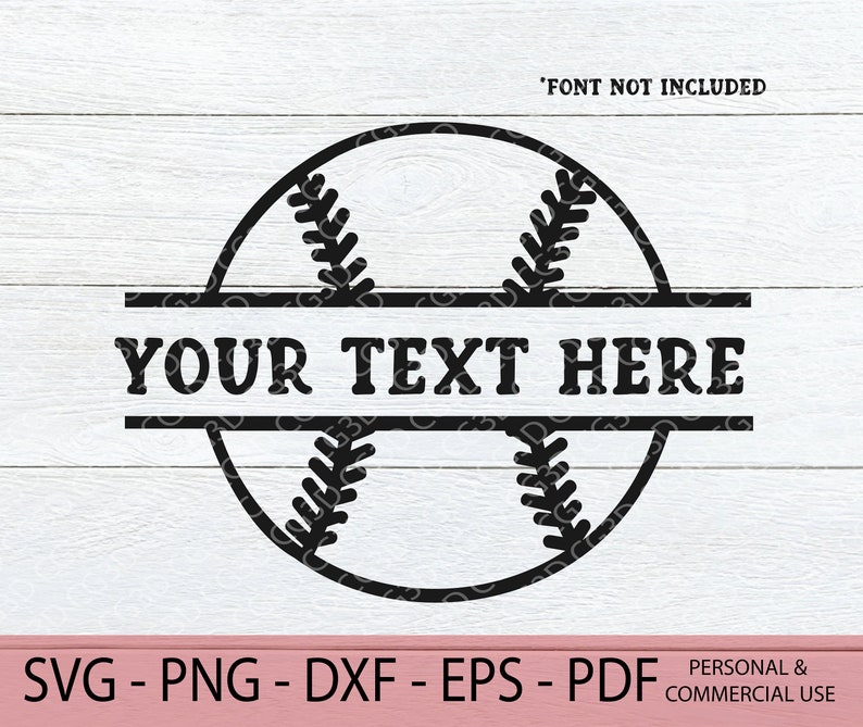 Baseball Monogram SVG Softball Monogram SVG Baseball - Etsy