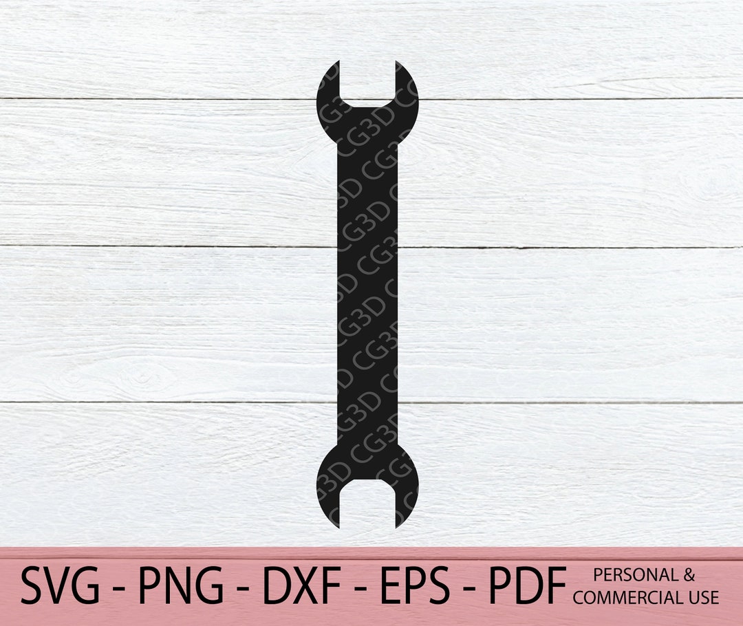 Wrench SVG - Wrench PNG - Wrench Silhouette - Wrench Cut File - Tool ...