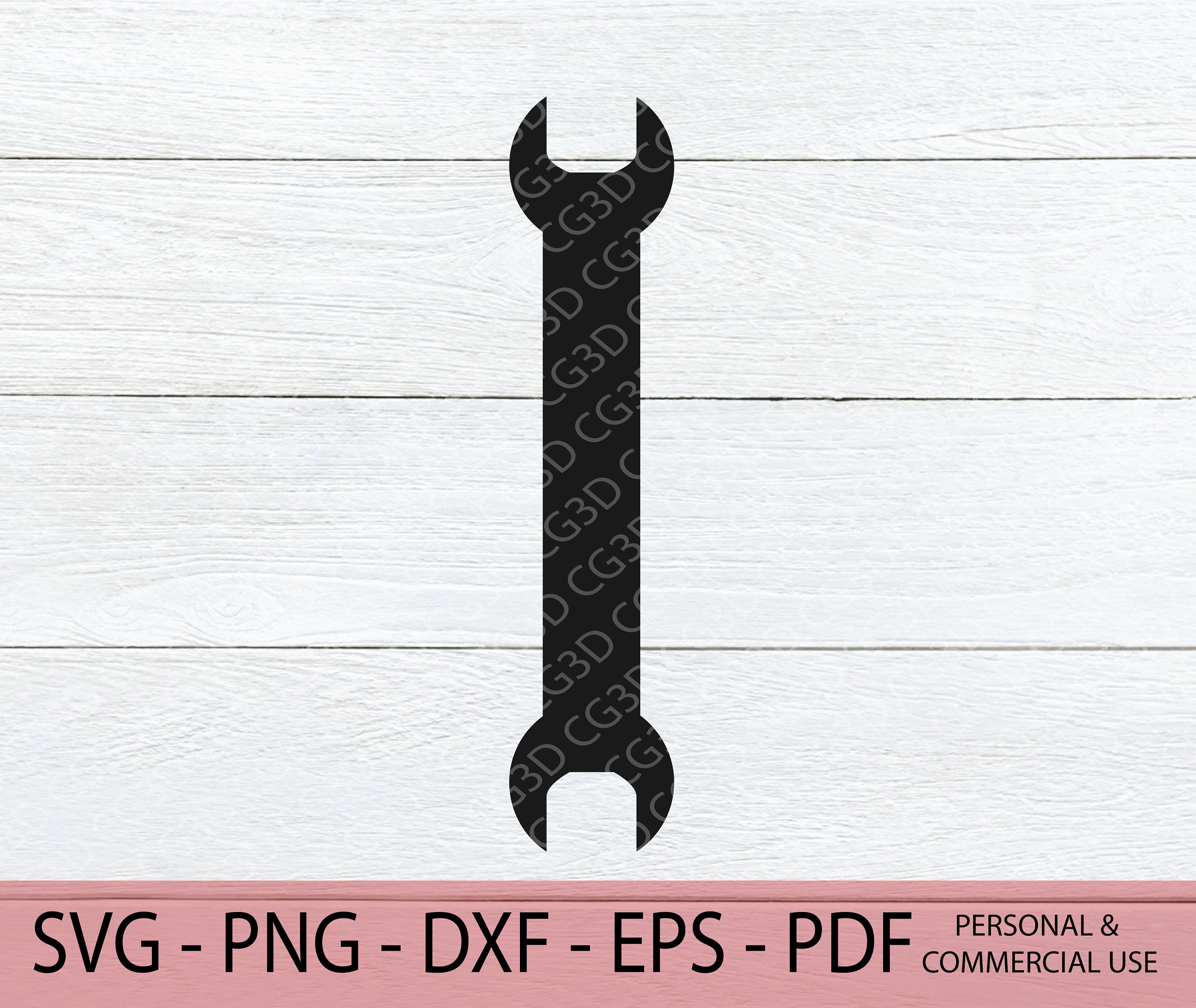 Llave SVG - Llave PNG - Silueta de llave inglesa - Archivo de corte de ...