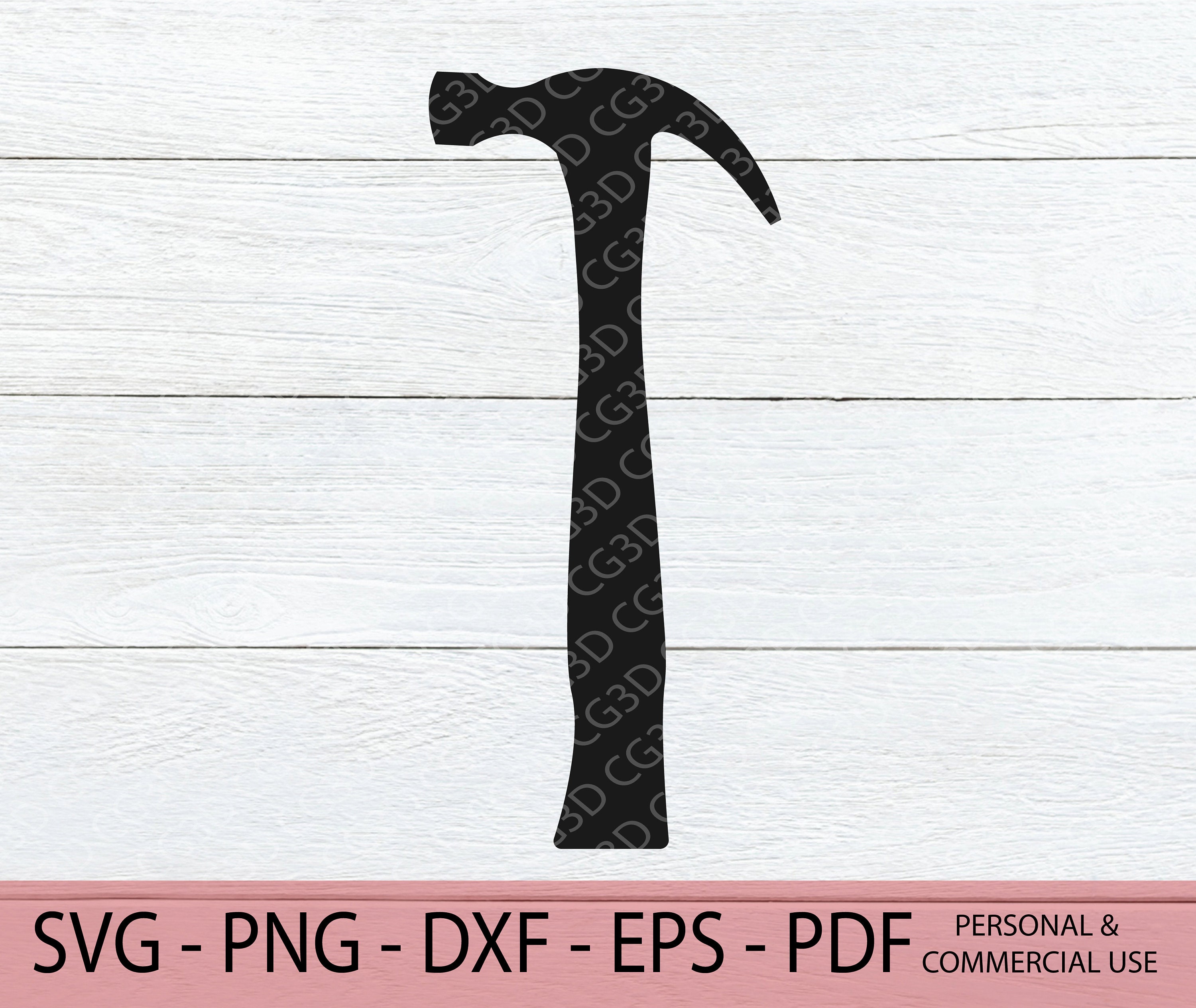 Hammer SVG Hammer PNG Hammer Silhouette Hammer cut file - Etsy España